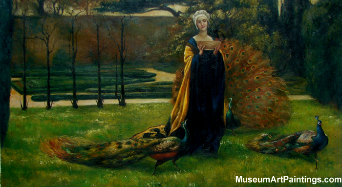 My ladys Garden Painting John Young Hunter 1899